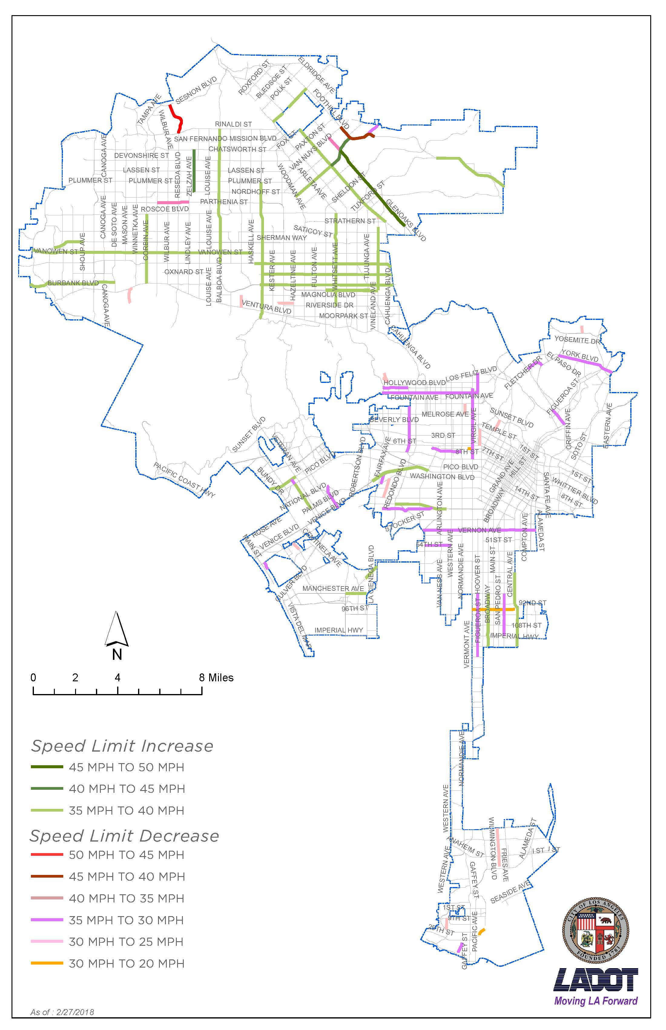 Speed Limits Changing On Many Los Angeles Streets - Rodeo Realty